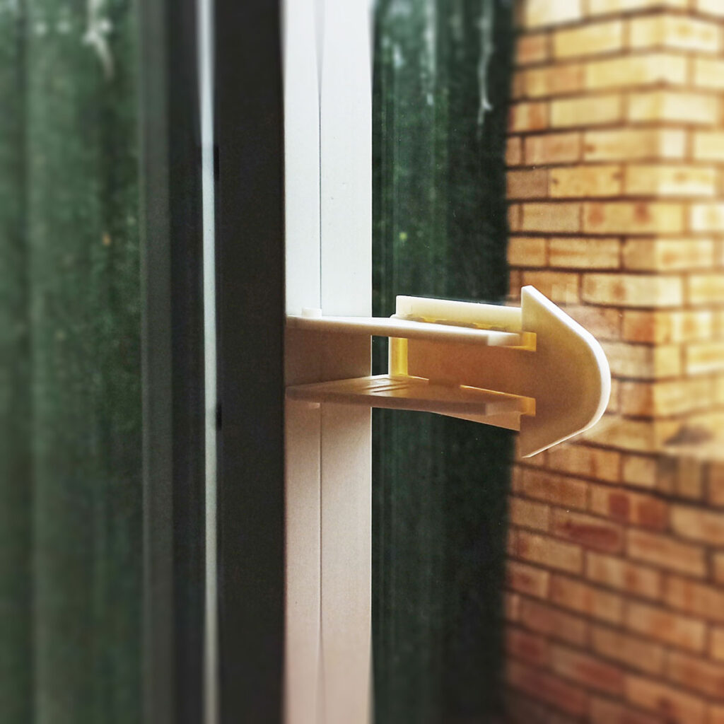 Sliding Door Transfer Stickers - Baby Proof