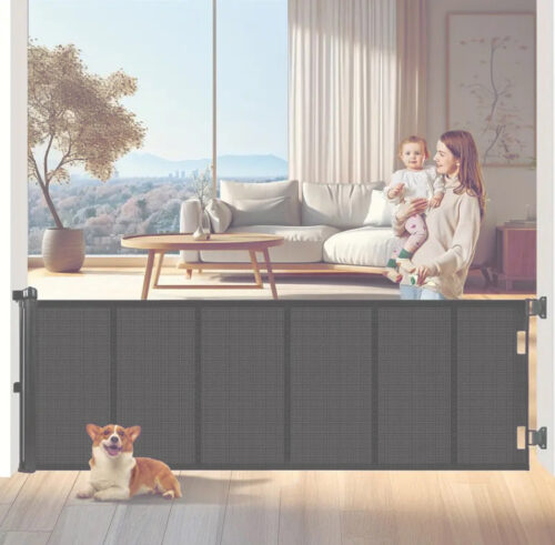 Extra Wide Retractable Pet Gate - 3m | Baby Proof SA | South Africa